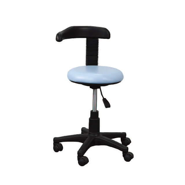 Adjustable Ergonomic Tall Lab Stool WithBackrest