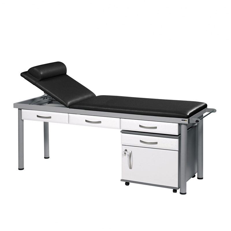Adjustable Black Sports Medicine Treatment Table with Storage for ...