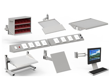 Ergonomic Height Adjustable Lab Bench for Hospital